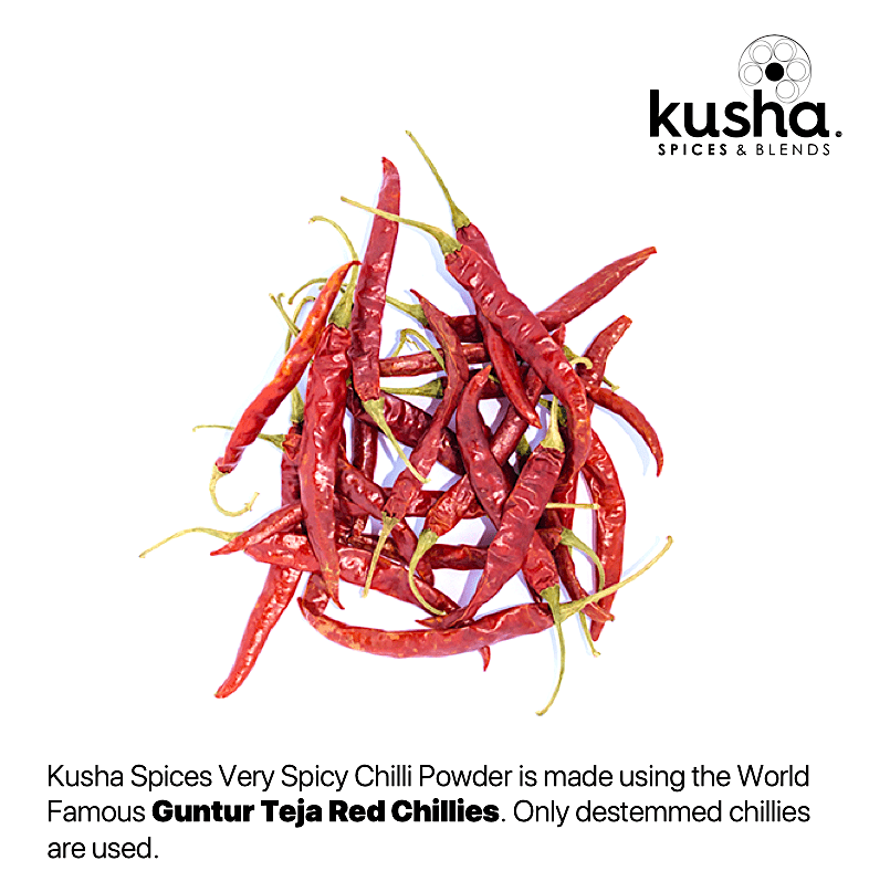 Kusha Red Chilli Powder – Very Spicy | Kusha Spices