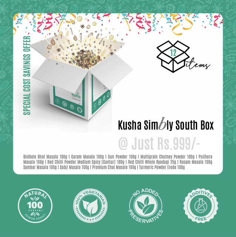 Kusha Simbly South Box | Kusha Spices